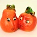 Anthropomorphic Apple Pear Salt and Pepper Shakers, Figurines Japan ...