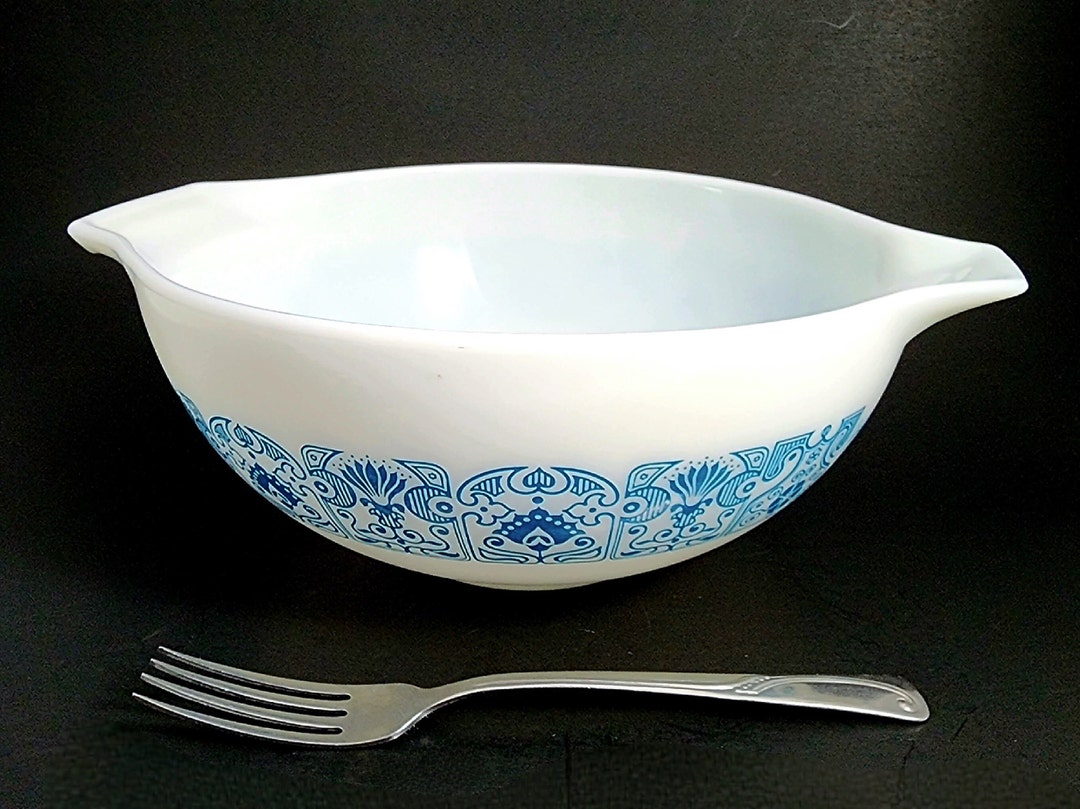 Blue Horizon Cinderella Bowl, 443 Pyrex, 2 1/2 Qt, Made in USA Mid ...