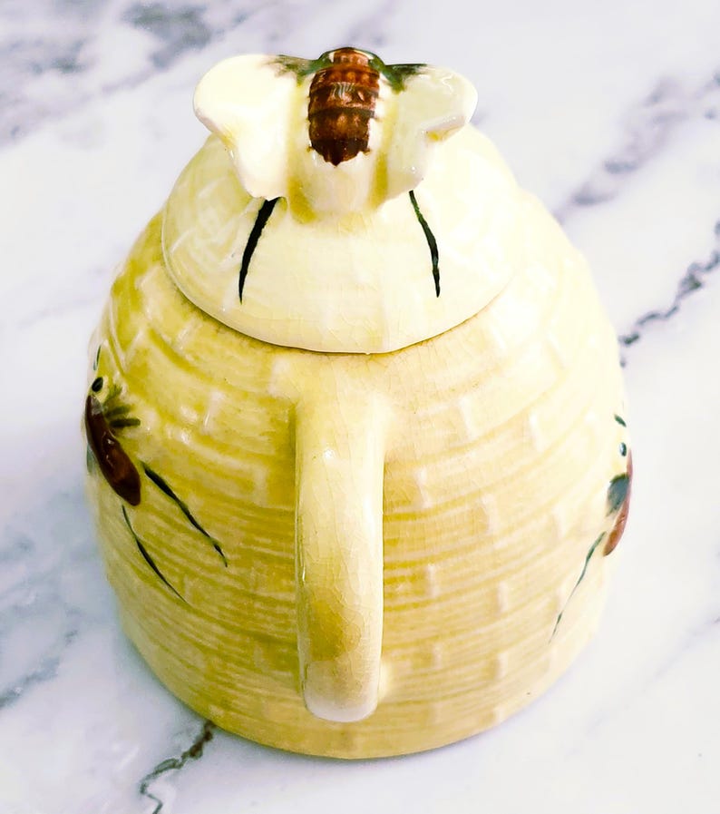Beehive Creamer or Honey Pitcher With Bees Vintage 60s 70s - Etsy