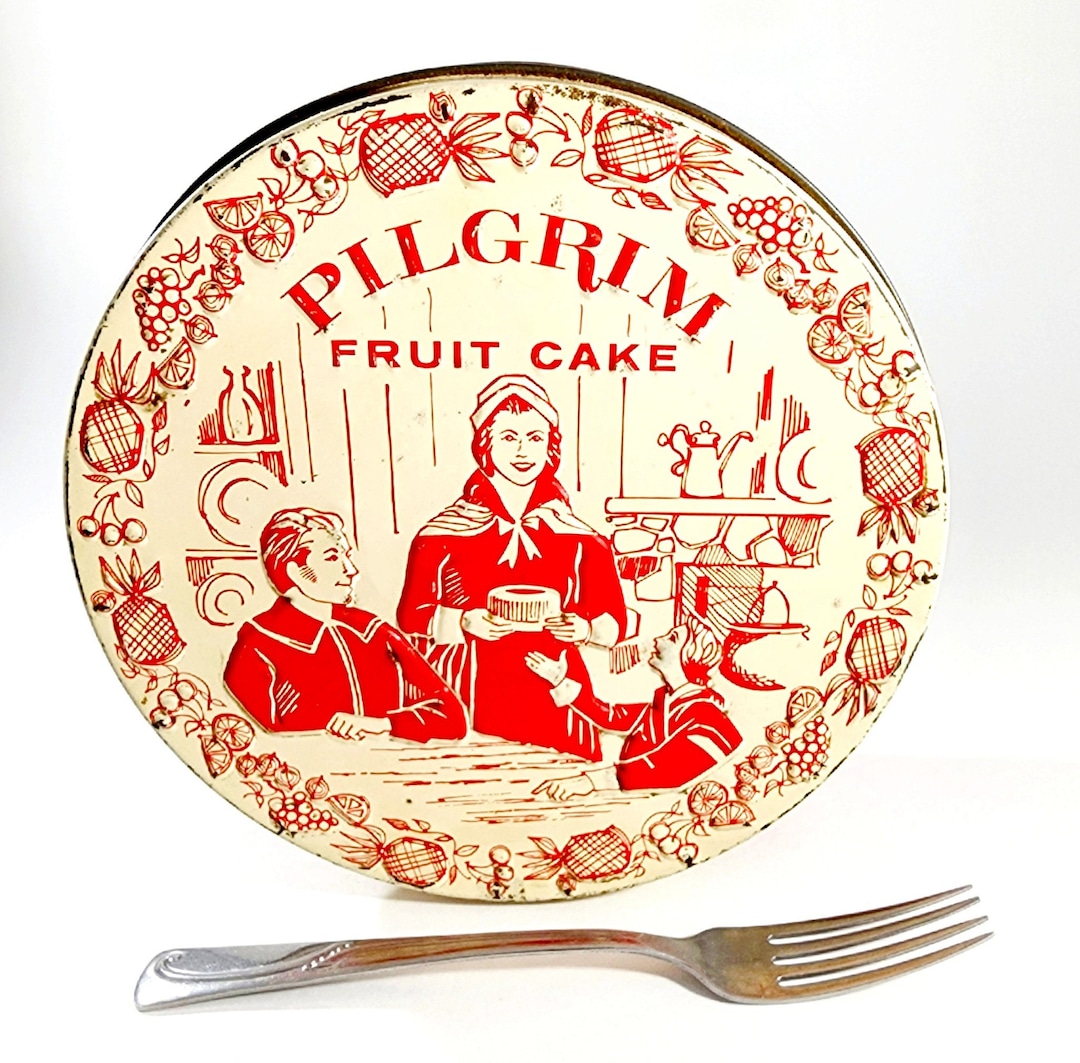 Pilgrim Fruit Cake Tin Mid Century 50s 60s, Sewing Craft Storage - Etsy