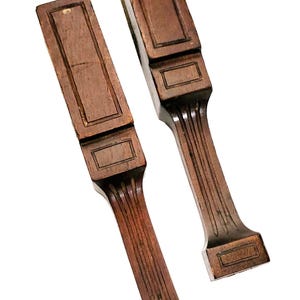 Hand Crafted Architectural Trim From Fireplace Slooped Ridges Set of 2 ...