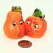Anthropomorphic Apple Pear Salt and Pepper Shakers, Figurines Japan ...