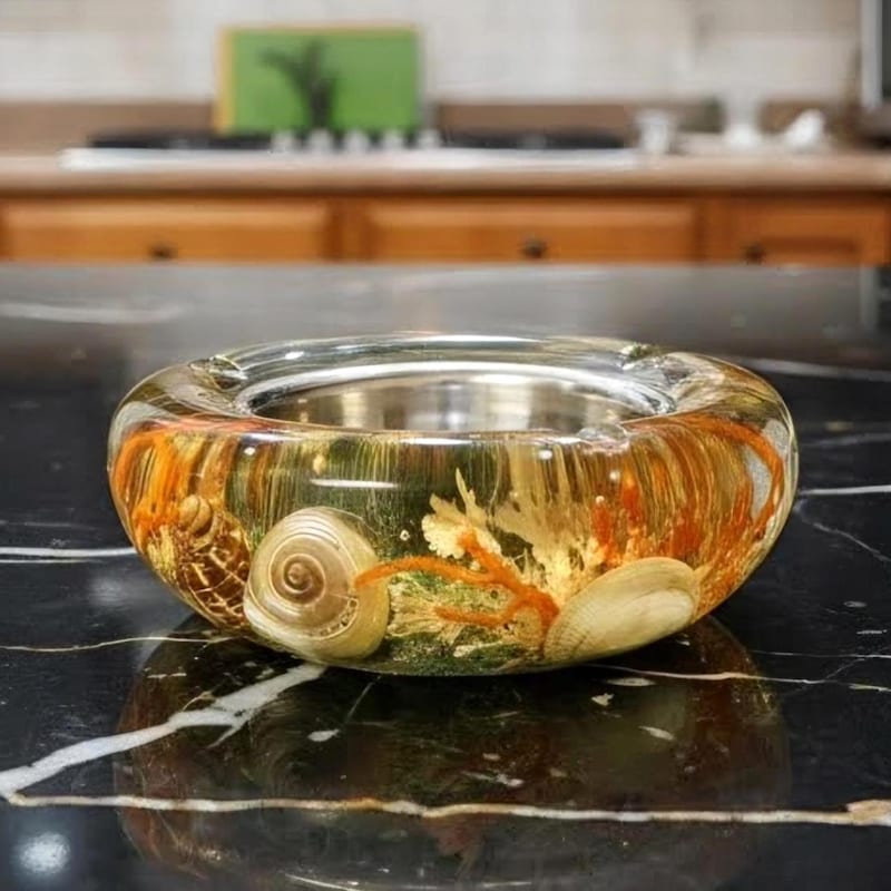 Mid Century Shell Ashtray - Etsy