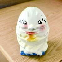 Painted Cast Iron Humpty Dumpty Bank- Vintage Reproduction of Antique ...