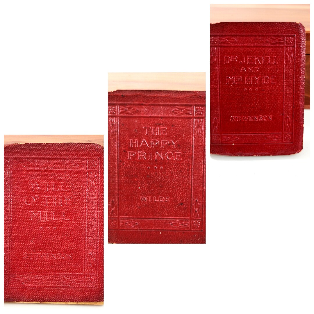 Little Leather Library Miniature Book: Authors Stevenson & Wilde ...