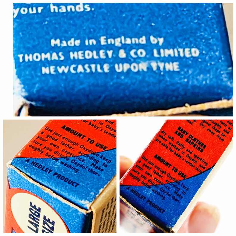 Vintage Kiddicraft Oxydol Toy Box: 1950s Miniature Thomas Hedley & Co ...