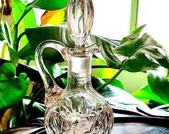 Crystal Cruet - Etsy