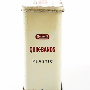 Rexall Quik-bands Bandages Tin Made in the USA Vintage 60s - Etsy