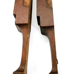 Hand Crafted Architectural Trim From Fireplace Slooped Ridges Set of 2 ...