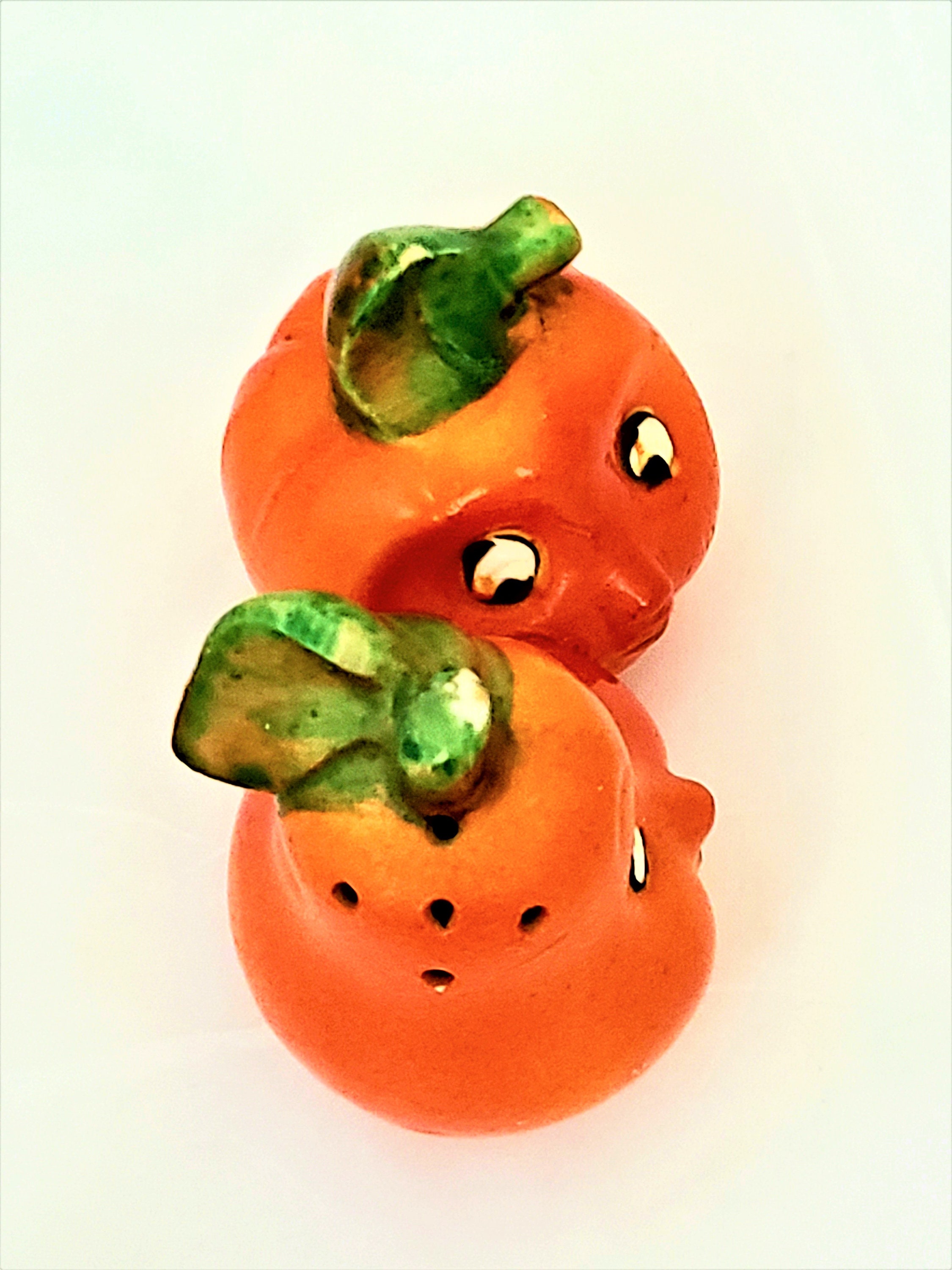 Anthropomorphic Apple Pear Salt and Pepper Shakers Figurines - Etsy