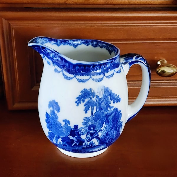Flow Blue Pitcher - Etsy