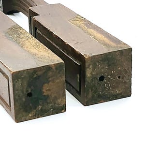 Hand Crafted Architectural Trim From Fireplace Slooped Ridges Set of 2 ...