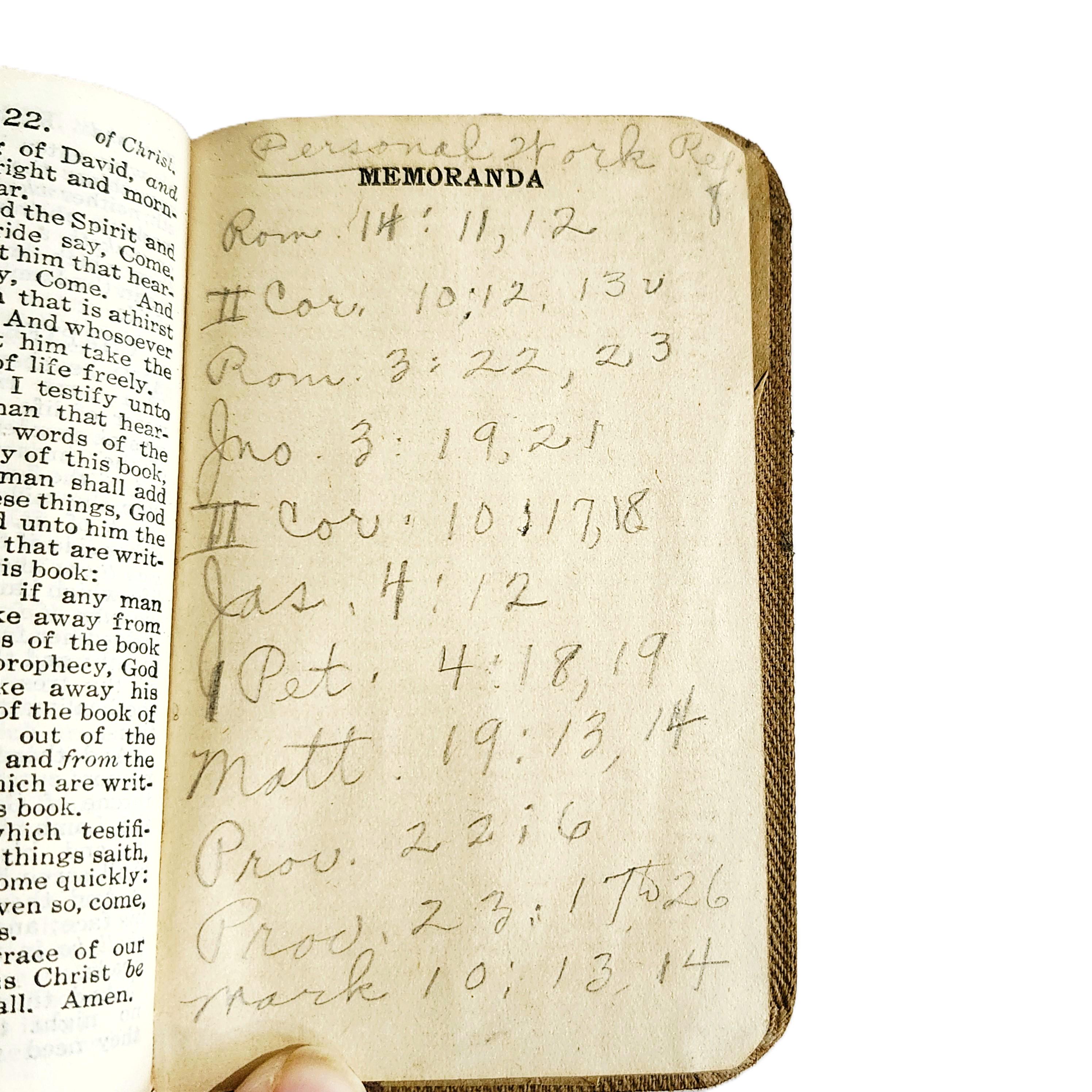WW1 Soldiers Pocket Bible: 49th Field Artillary Unit Marking Triangle ...
