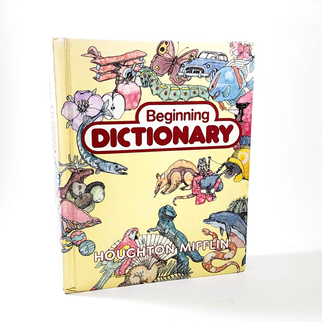 Children’s Beginning Dictionary Book 1979 Illustrated Hardcover ...