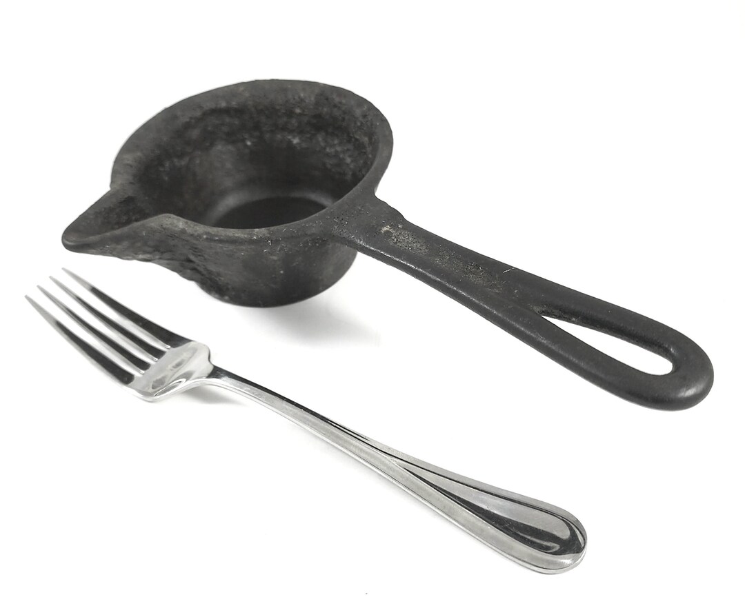 Primitive Cast Iron Smelting Wax Ladle Pourer - Etsy