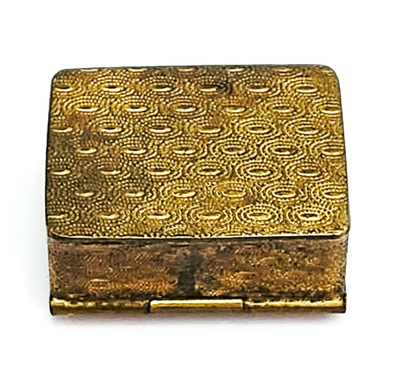 Micro Mosaic Pill Box: Italian Floral Hinged Snuff Box Vintage 1920 to ...