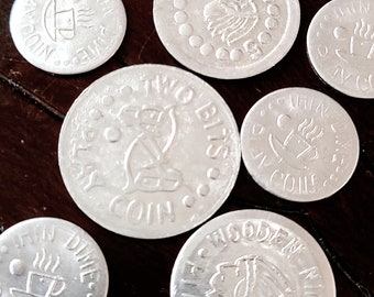 25 Cents Insert Coin to Play Push to Reject Arcade Game Image - Etsy