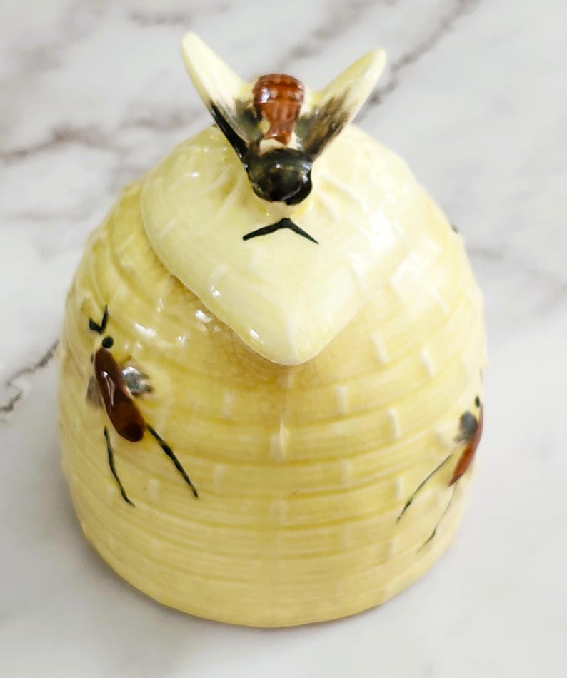 Beehive Creamer or Honey Pitcher With Bees Vintage 60s 70s - Etsy