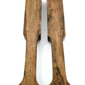 Hand Crafted Architectural Trim From Fireplace Slooped Ridges Set of 2 ...