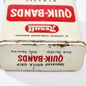 Rexall Quik-bands Bandages Tin Made in the USA Vintage 60s - Etsy