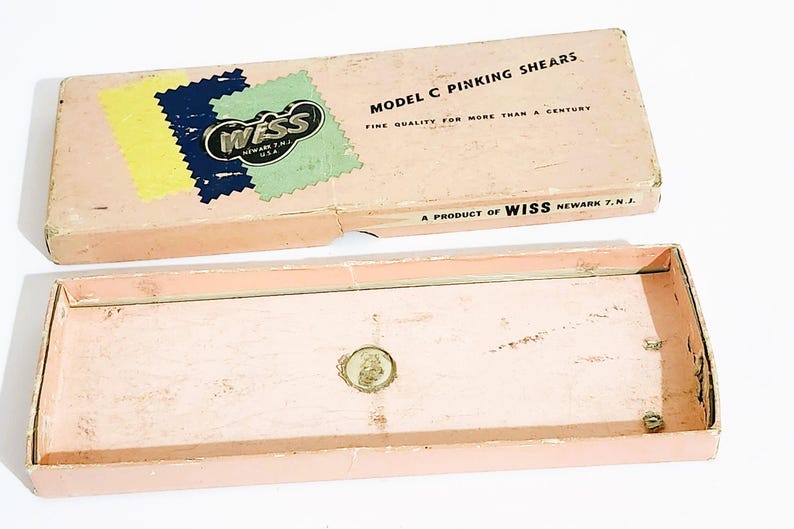 Vintage Pinking Shears: Wiss Model C-7 I, Original Box 1940s - Etsy