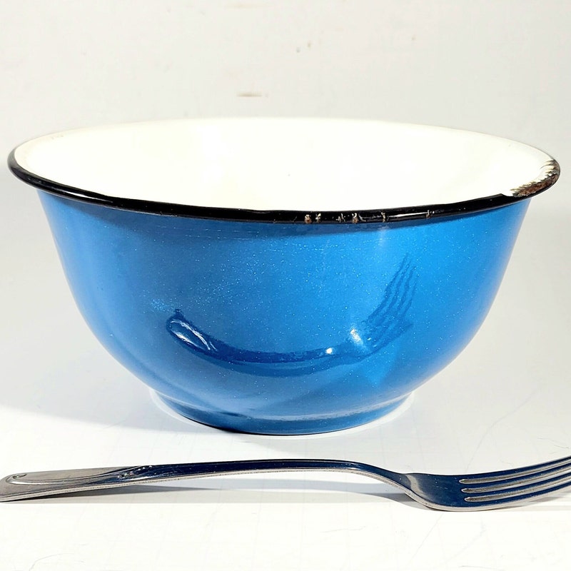 Enamelware Bowl - Etsy