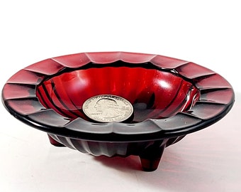 Ruby Red Ashtray - Etsy