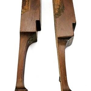 Hand Crafted Architectural Trim From Fireplace Slooped Ridges Set of 2 ...