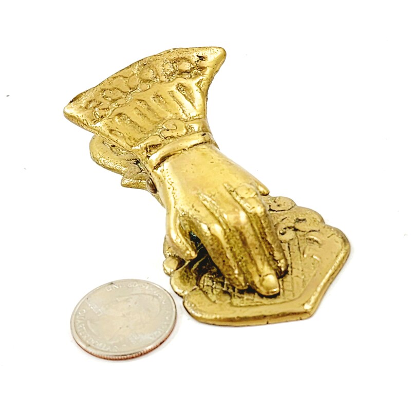 Brass Hand - Etsy
