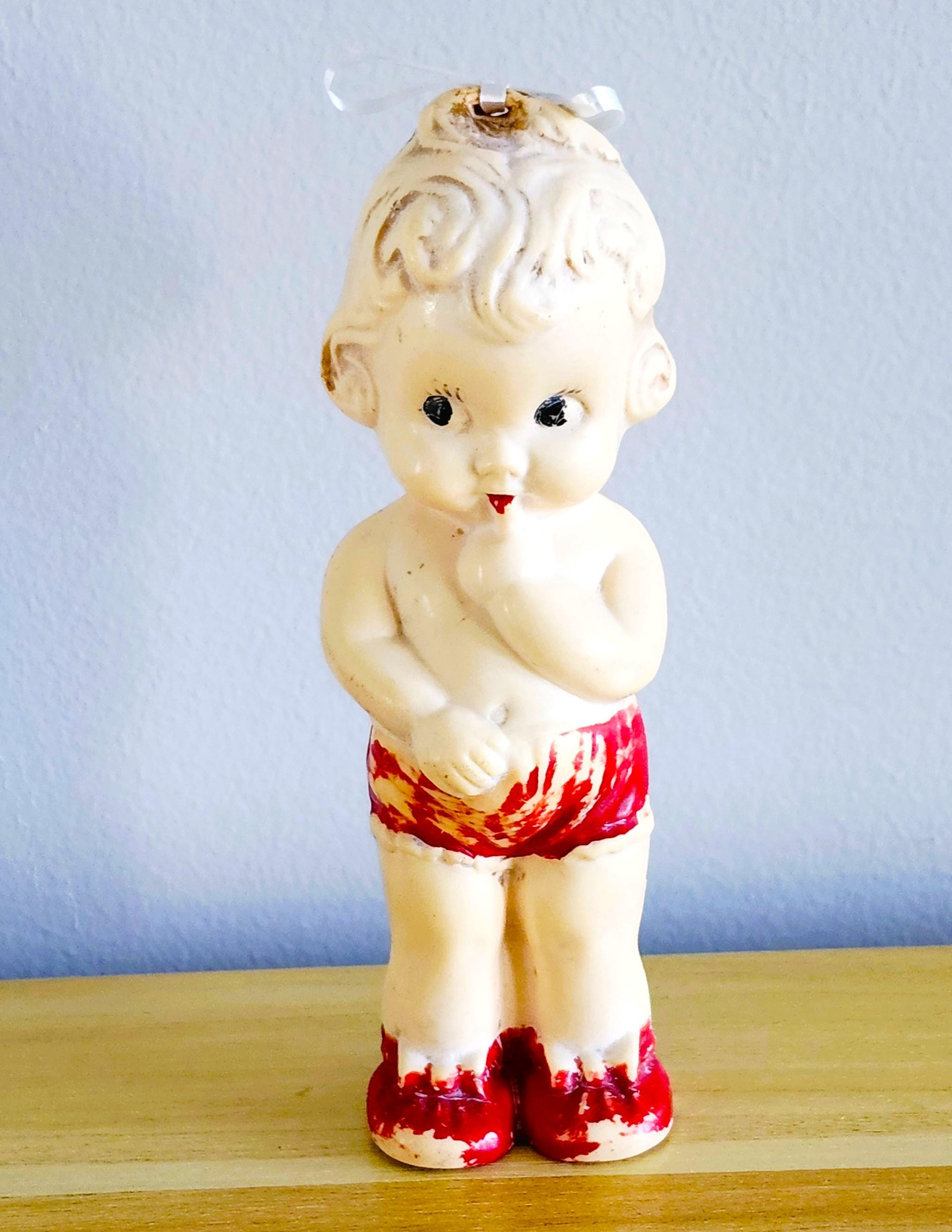 Plastic Kewpie Girl Rattle Doll - Flapper Girl - Ideal Toy Company USA ...