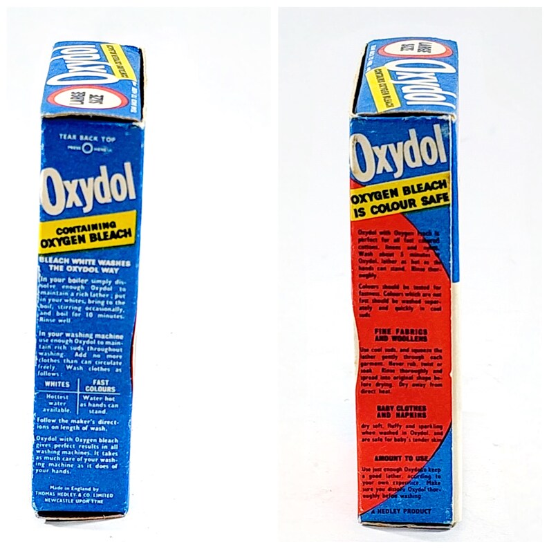 Vintage Kiddicraft Oxydol Toy Box: 1950s Miniature Thomas Hedley & Co ...