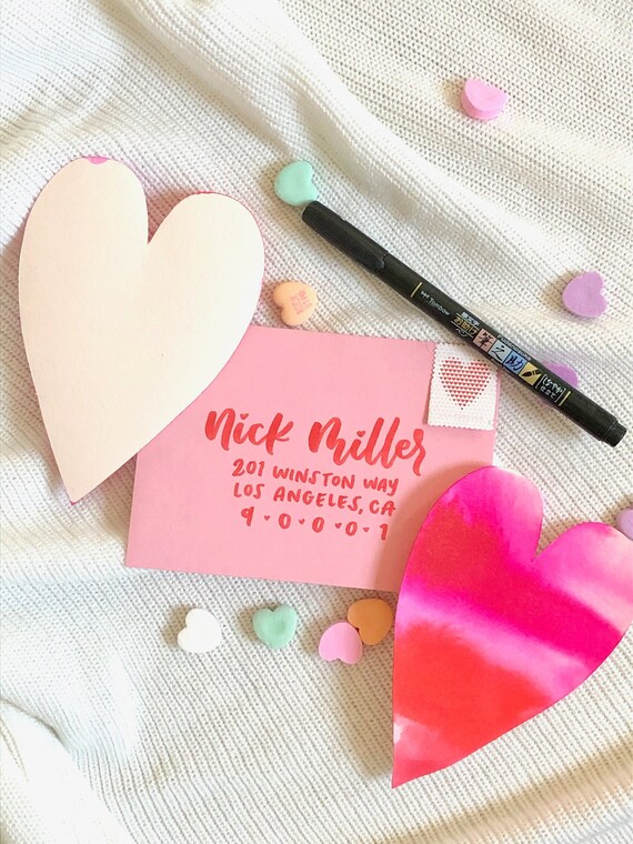 Watercolor Love Note
