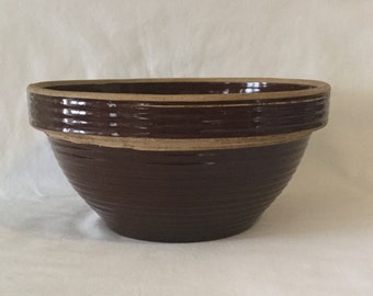 Brown glazed bowl | Etsy