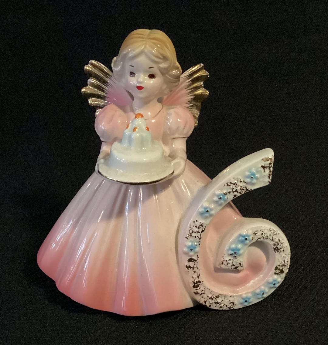 Vintage Joseph Originals 6th Birthday Angel Figurine - Etsy