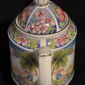 Vintage Sadler Bermuda Island Teapot - Etsy