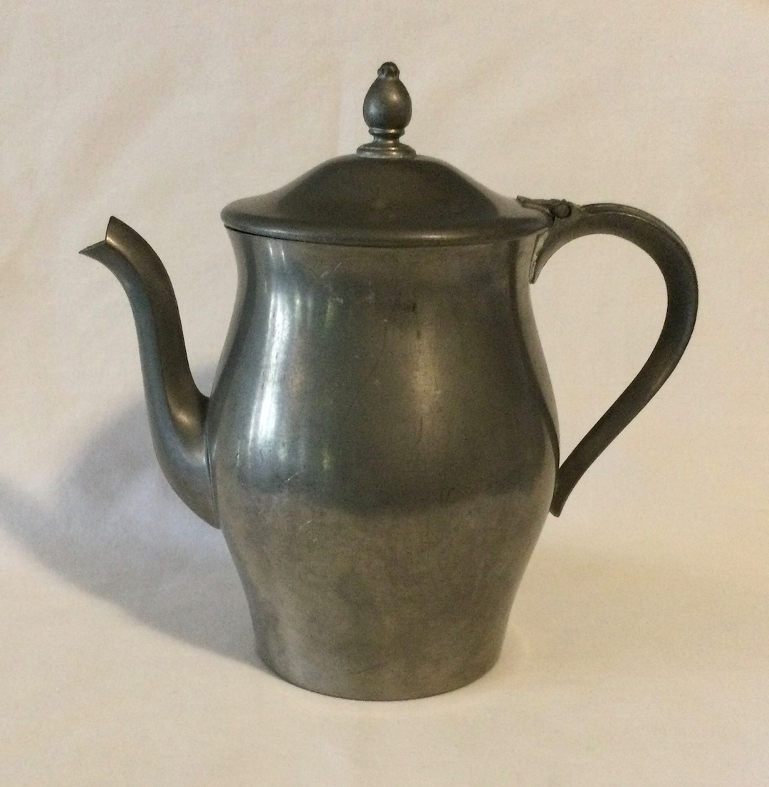 Vintage International Pewter Coffee Pot #266 02 - Etsy