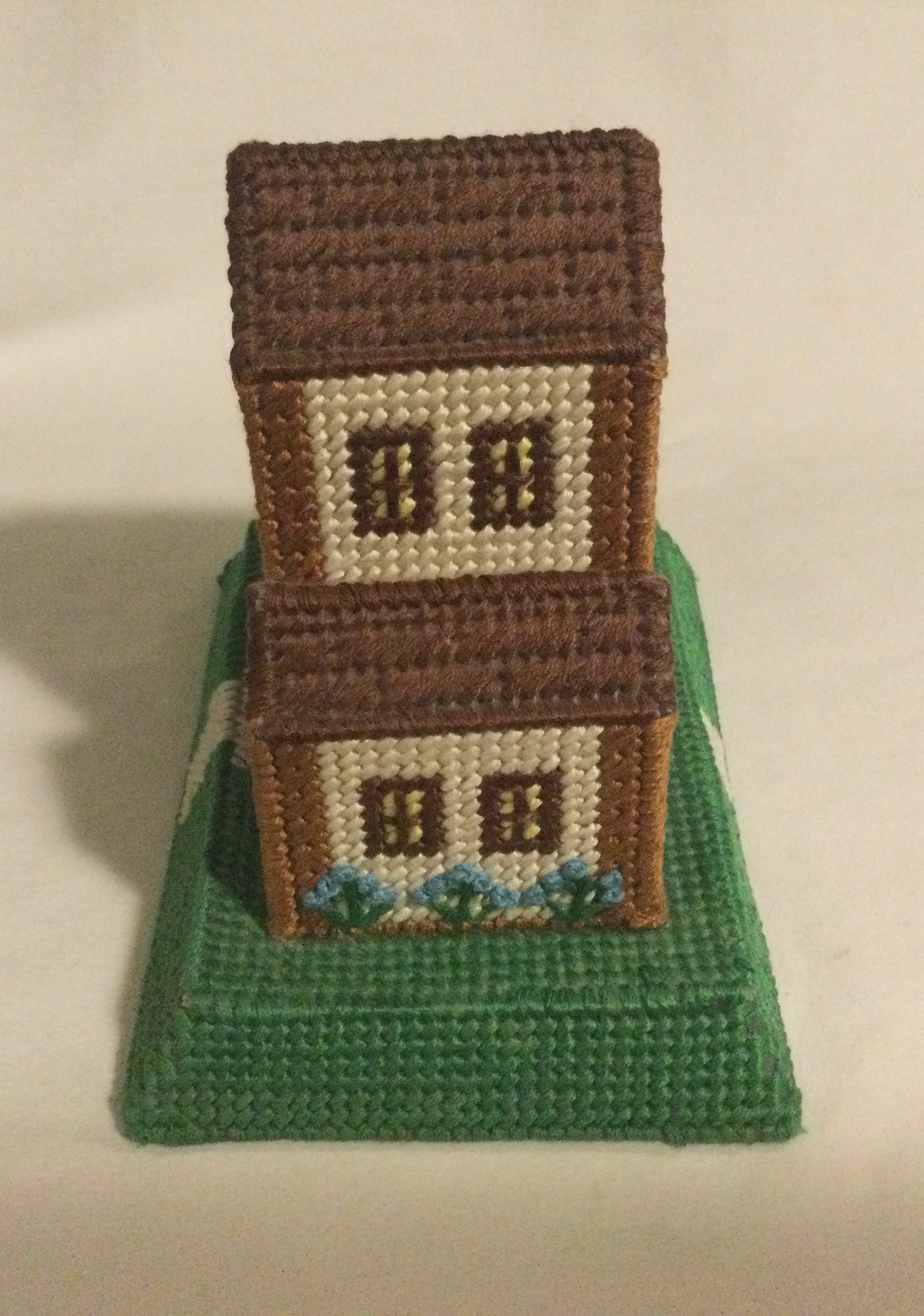 Vintage Figural Needlepoint House - Etsy