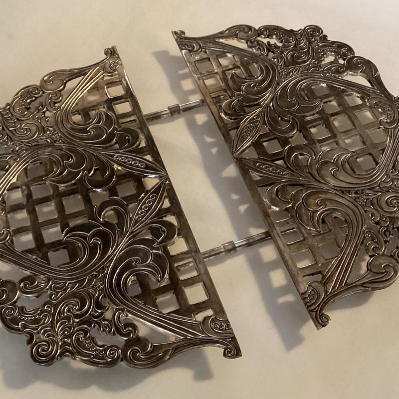 Vintage Silverplate Trivets - Etsy