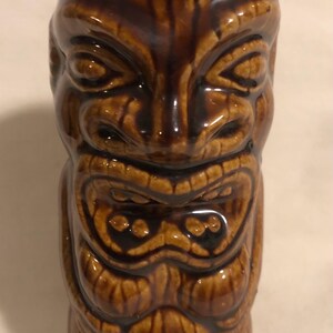 Vintage Orchids of Hawaii Brown Glaze Tiki Glass Made in Japan - Etsy