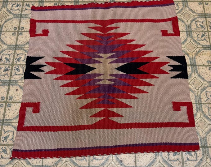 Antique Navajo Native American Woven Mat as Is - Etsy
