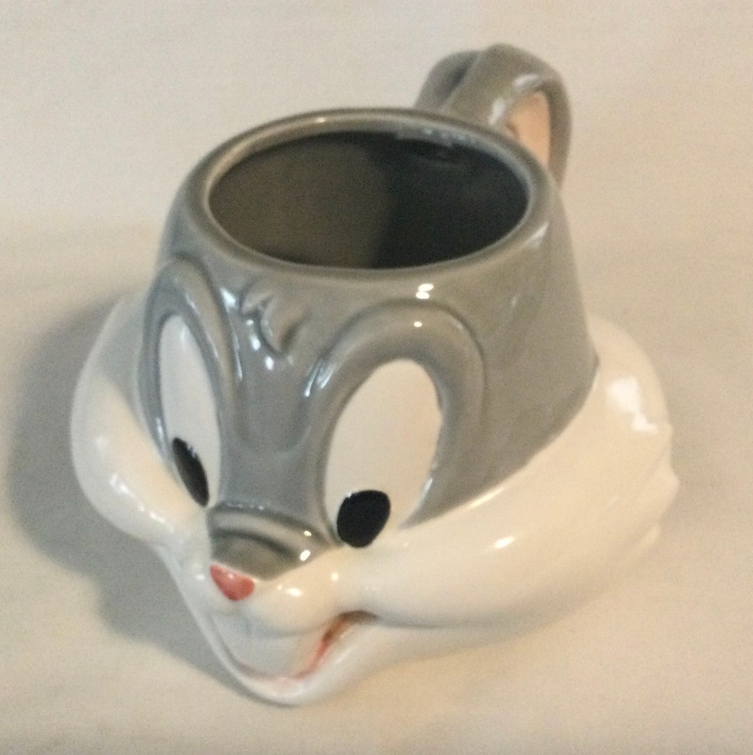 Vintage Applause Ceramic Bugs Bunny Head Mug - Etsy