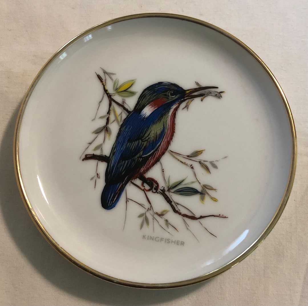 Vintage Kaiser W Germany Kingfisher Bird Coaster - Etsy