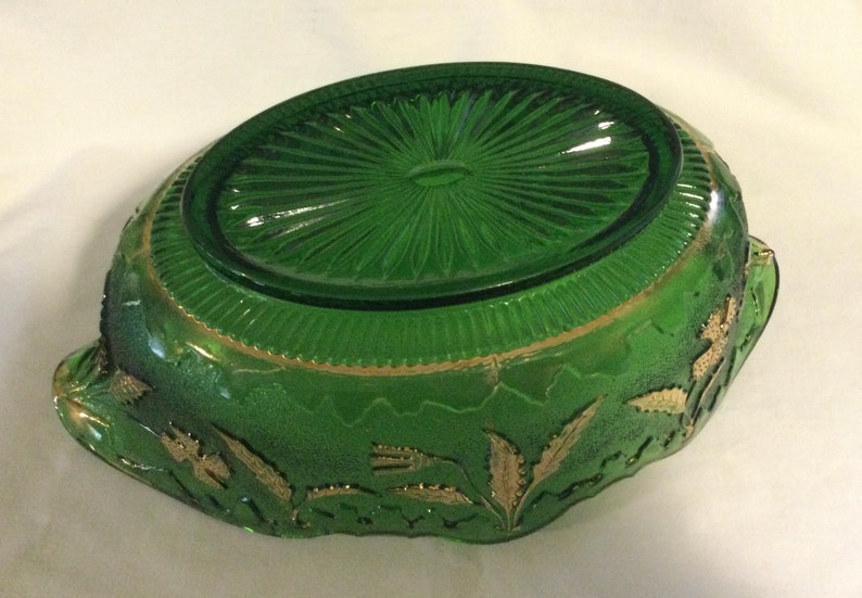 Victorian U S Glass Co Delaware Pattern Emerald Green Eapg - Etsy