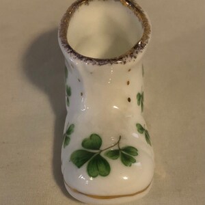 1983 Enesco Miniature Irish Shamrock Shoe Figurine - Etsy