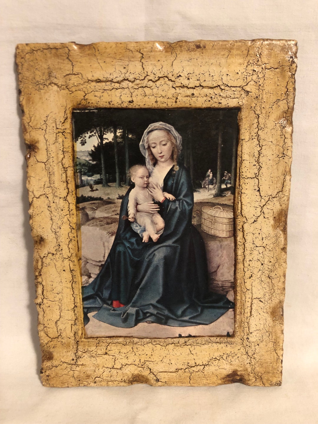 Vintage Lobeco Spain “rest During Escspe to Egypt” by Gerard David ...