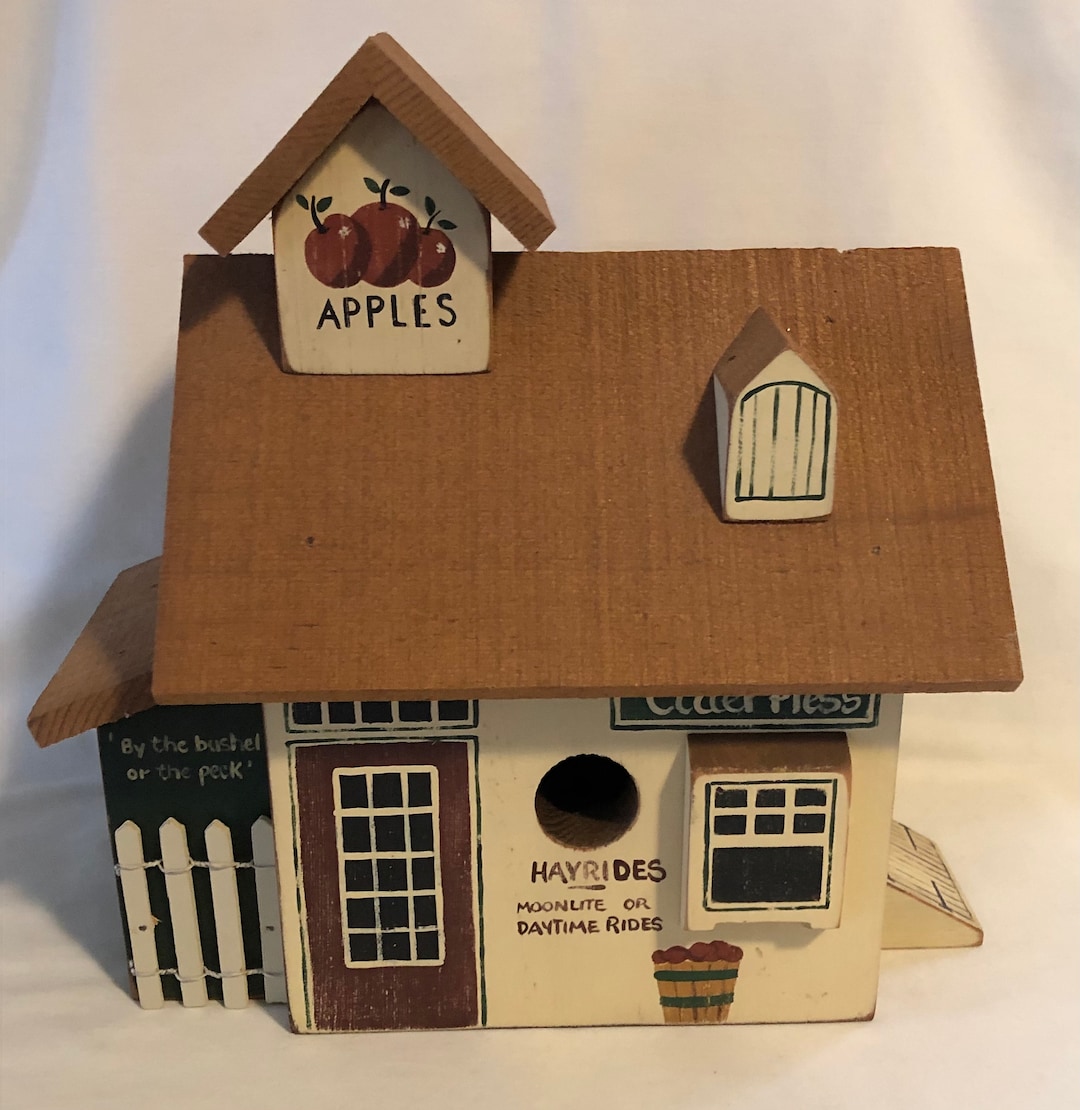 1993 Gables Country Basket Tell’s U Pick Apple Orchard Farm Artist Sgnd ...