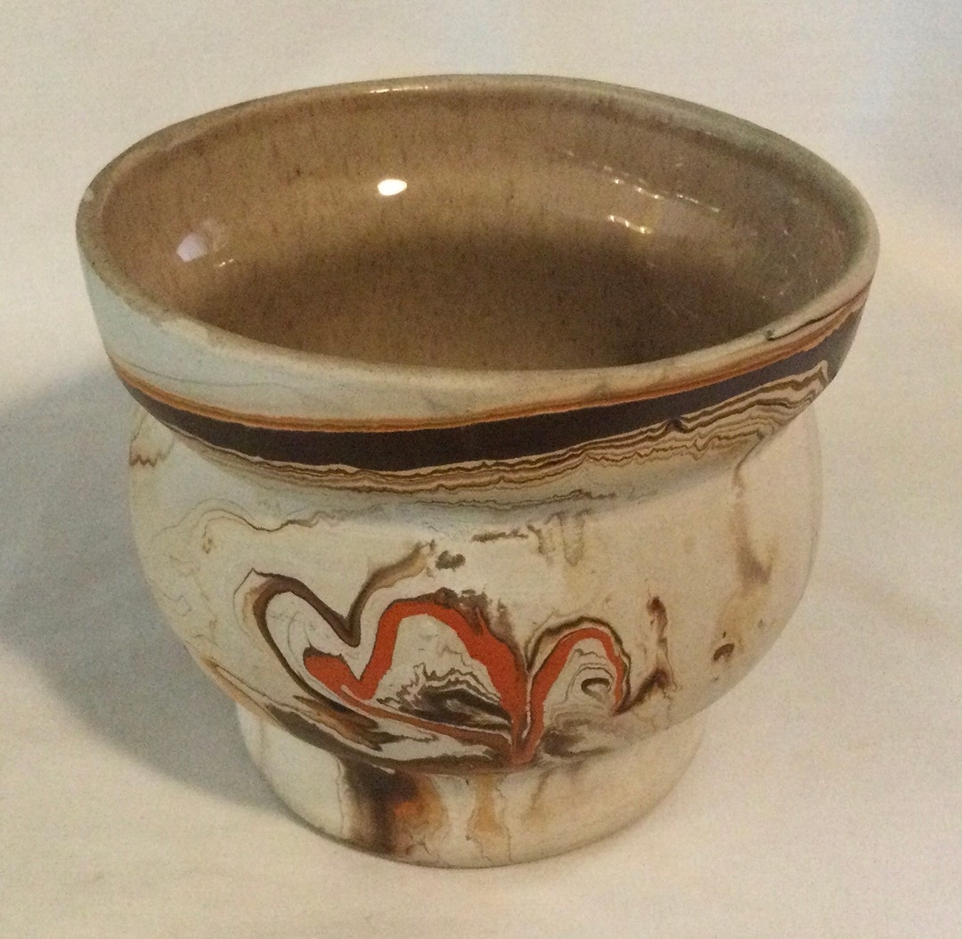 Vintage Nemadji Native American Pottery Bowl Pot - Etsy
