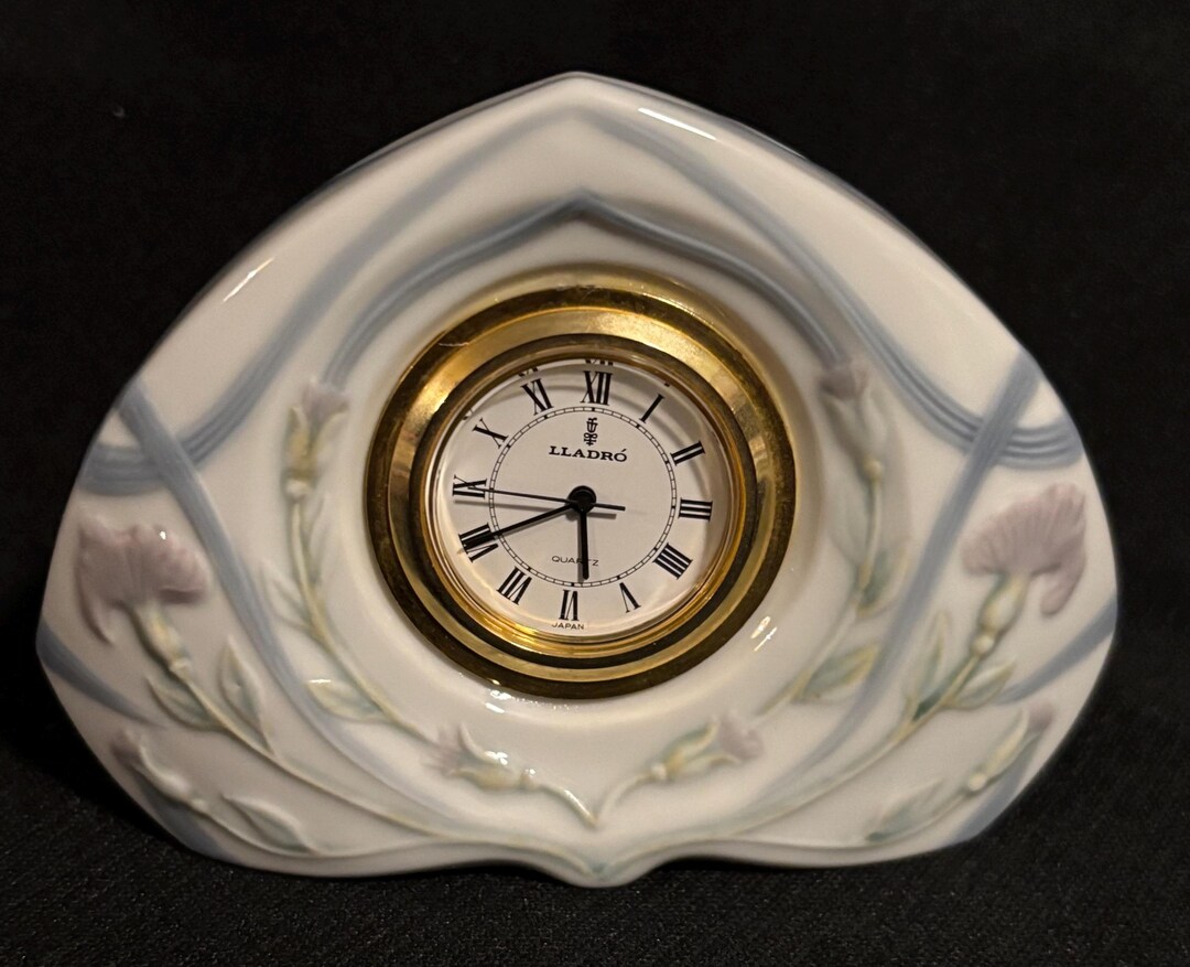 Lladro Segovia Art Nouveau Style Clock - Etsy