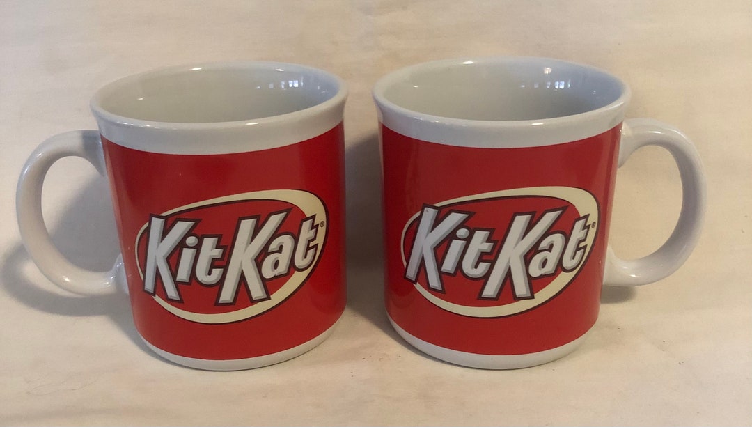2 Vintage Kit Kat Candy Brand Mugs - Etsy