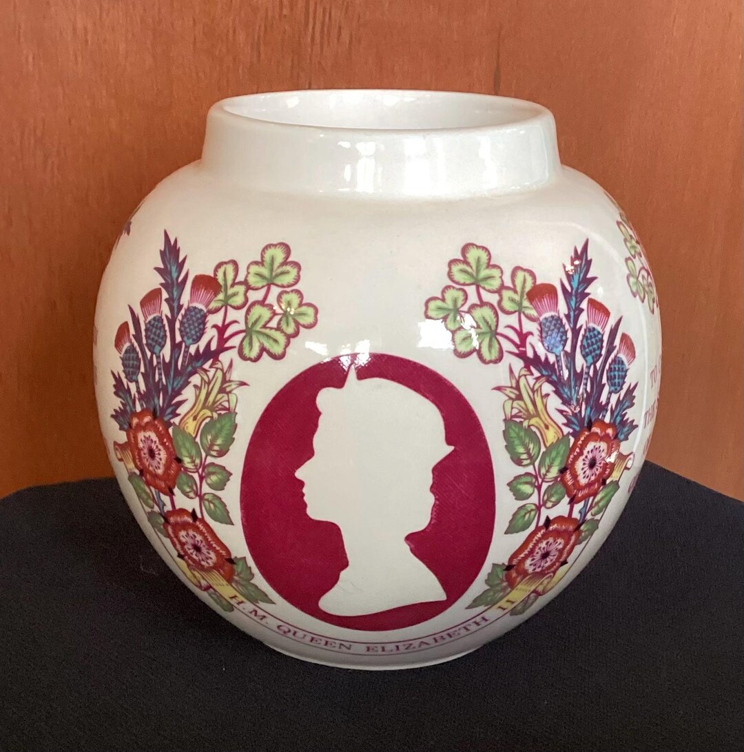 Vintage Mason’s Iron Stone Queen Elizabeth II Royal Silver Jubilee ...